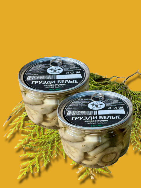 Грибы лесные Груздь скрипица, целый "Дом грибов" 2 шт. по 400 мл.