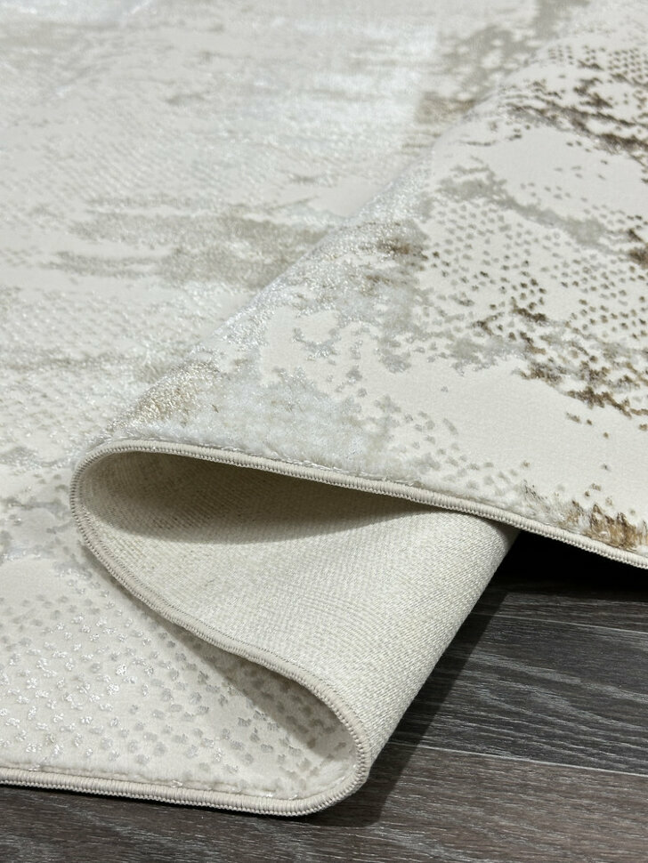 Ковер, Прямой, Бежевый, Золотисто-жёлтый, Серый, Современный, на пол, в гостиную, спальню, в ассортименте (120 см. на 180 см.)