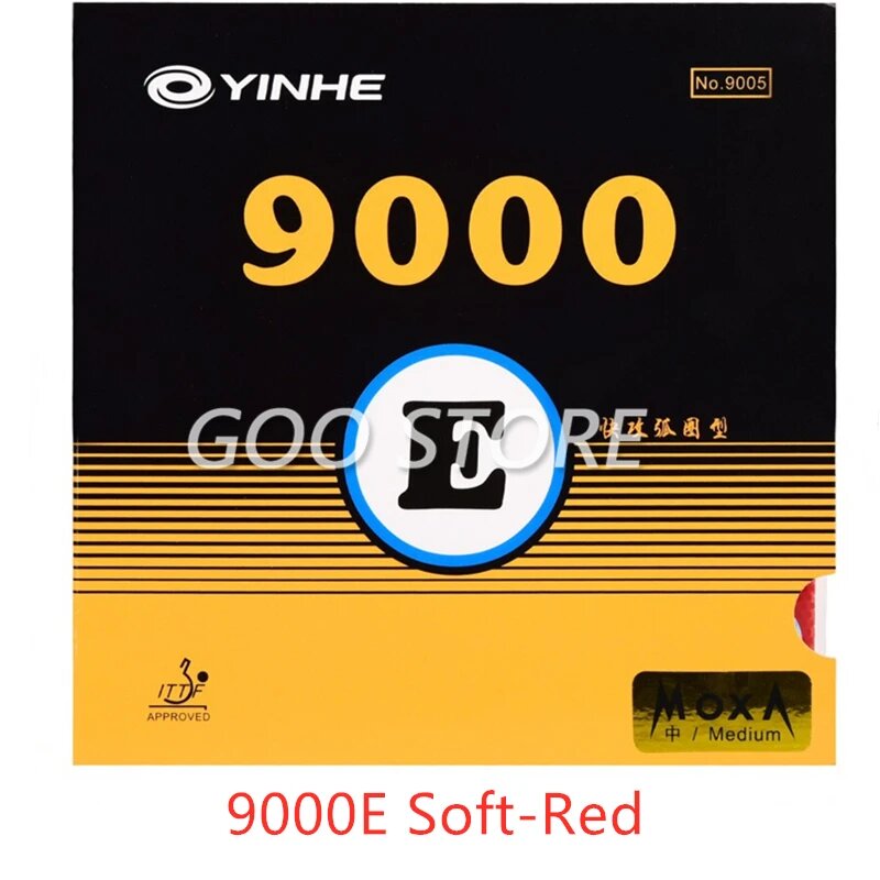 Накладка для настольного тенниса YINHE 9000E Soft-Red, красный