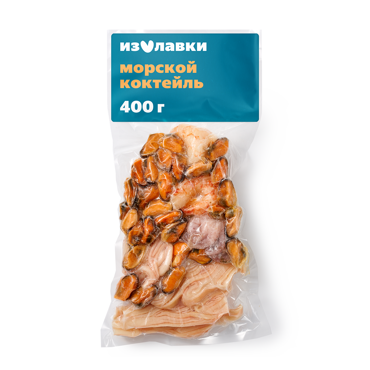Морской коктейль «Из Лавки», свежемороженный, очищенный, 400 г
