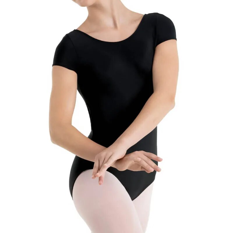 Сpeerise балетное боди из спандекса для взрослых XL, Черный, черный