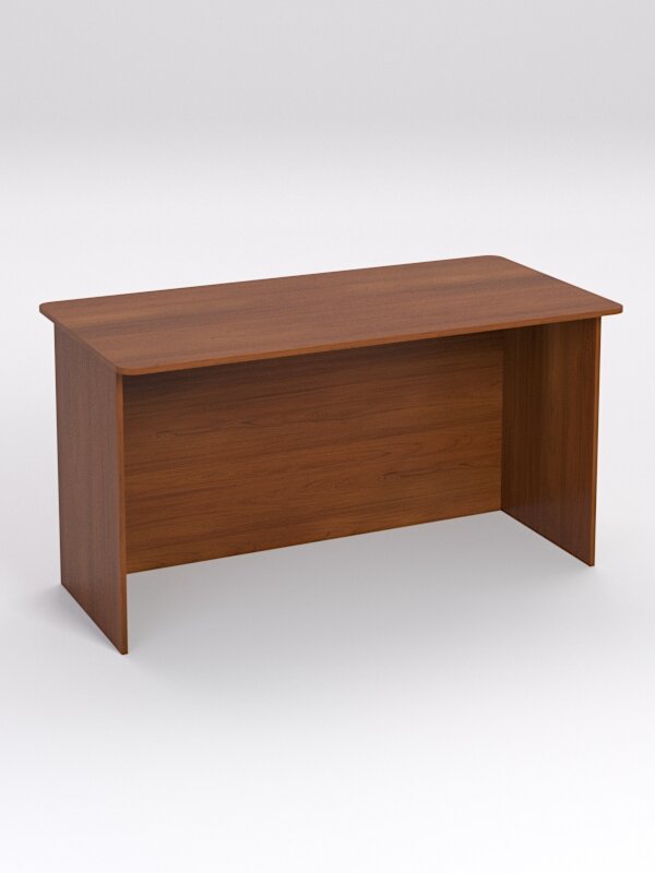 Стол рабочий офисный С-03А (закругленные торцы), Орех. Производитель товара - компания Westcom.