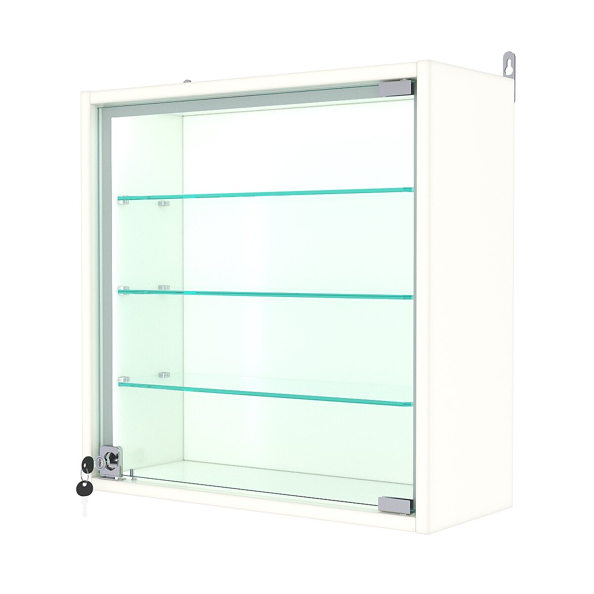 Витрина настенная "мини" 50*50*20-П, Белый. Производитель товара - компания Westcom.