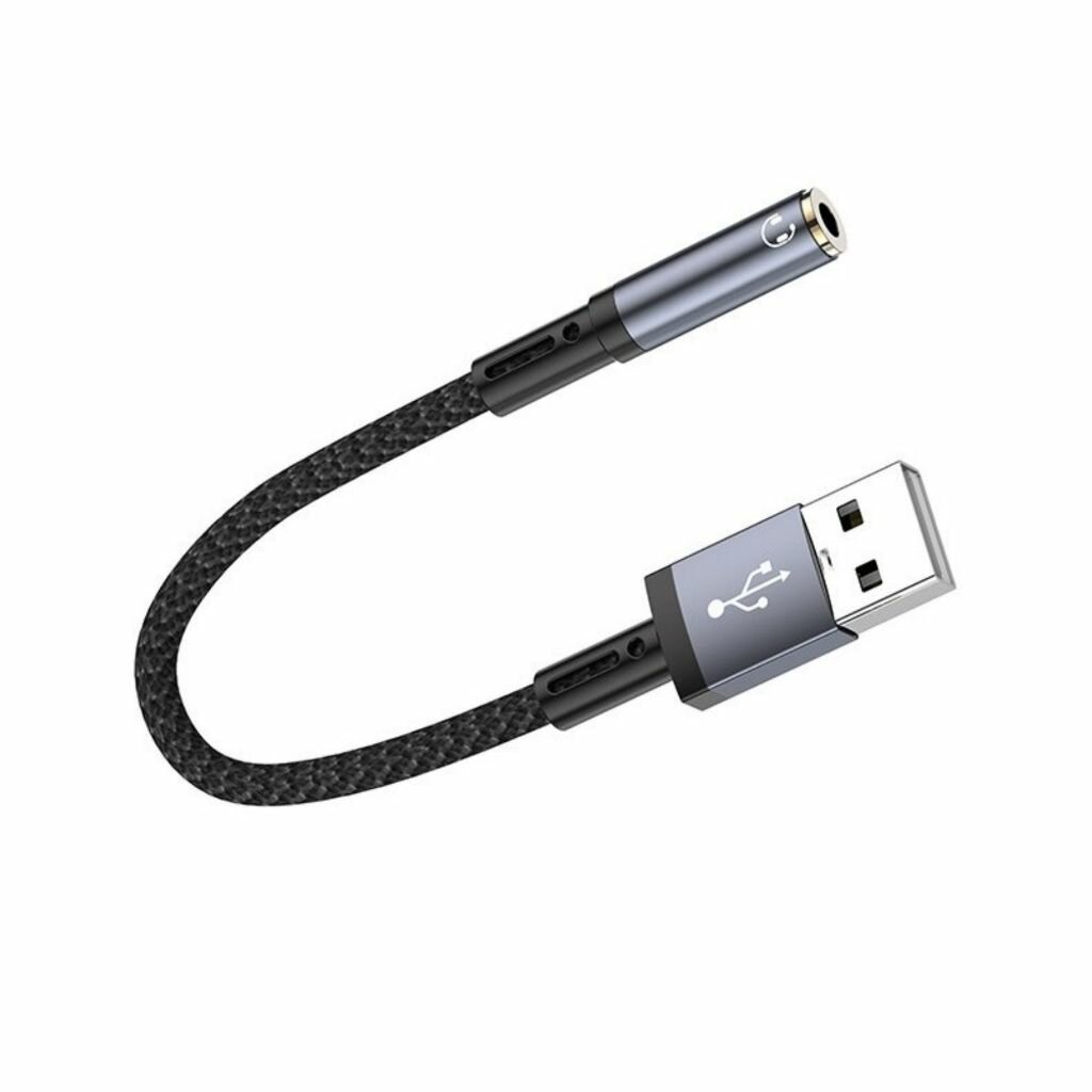 Аудиоадаптер USB до 3,5 мм, аудиокабель USB до 3,5 мм для наушников, Док-станция для настольных компьютеров и ноутбуков Window