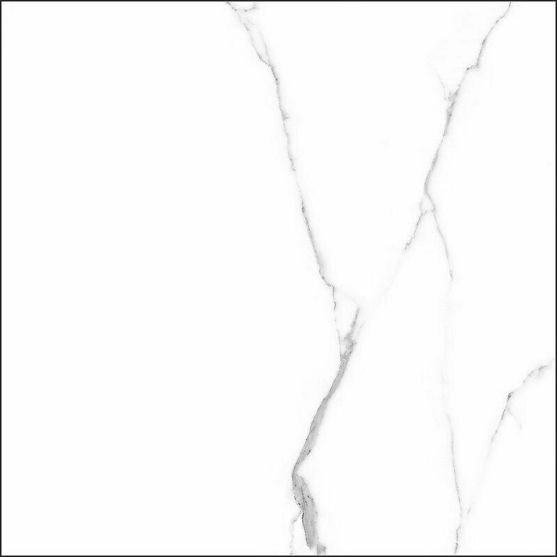 Керамогранит GlobalTile Marmo GT Белый GT60600203MR 60х60 см, современный стиль