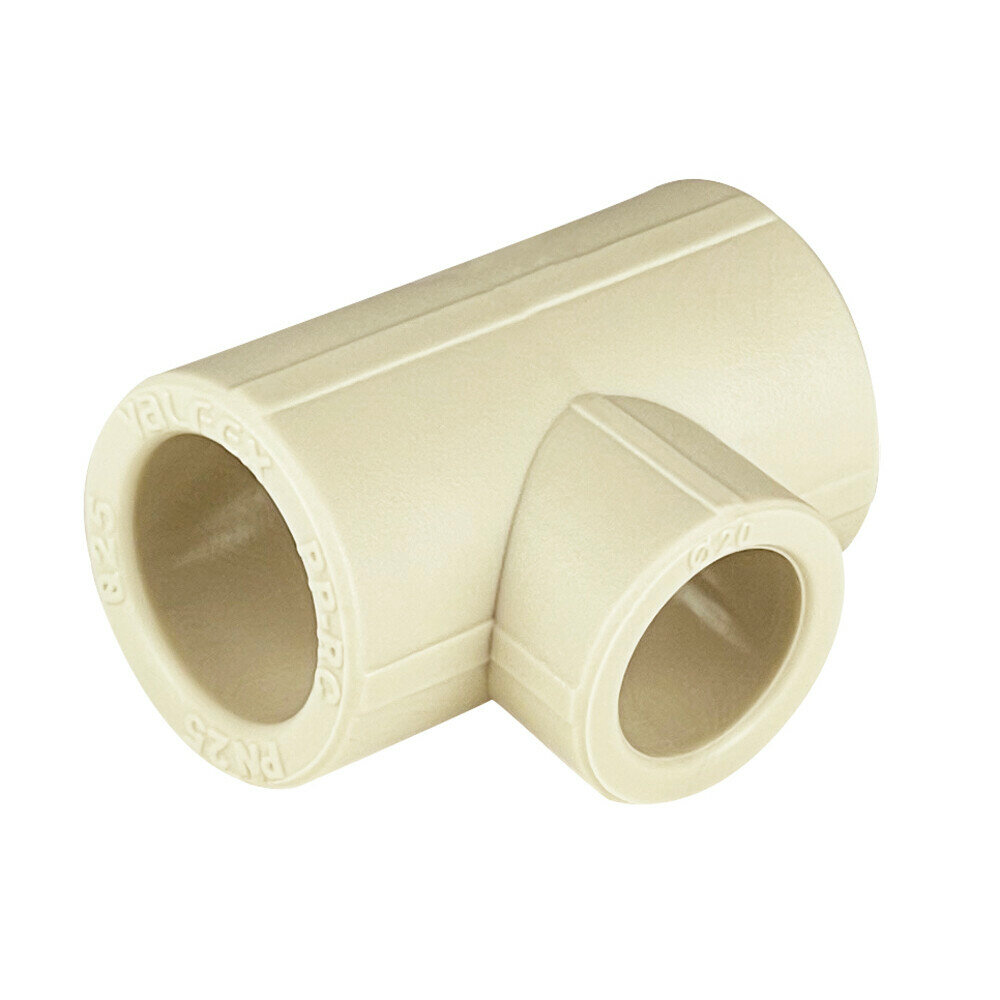 Тройник полипропиленовый Valfex переходный 25 х 20 х 25 мм серый (10252025Г)