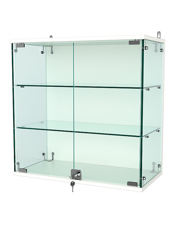 Витрина "атриум" настенная №1-1Г, Белый. Производитель товара - компания Westcom.