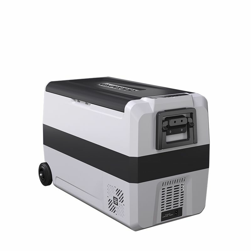 Автомобильный холодильник Alpicool "T50", 50л, компрессорный, на колесах, темно-серый