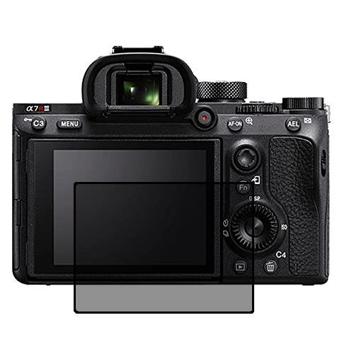 Скрин Мобайл защитный экран для фотоаппарата Sony a7R IIIA из нано стекло 9H приватное