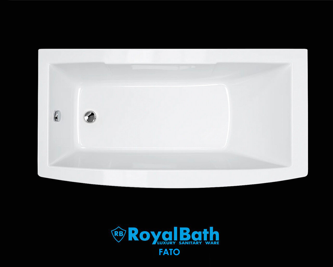 Акриловая ванна Royal Bath FATO RB326100 170х85х60