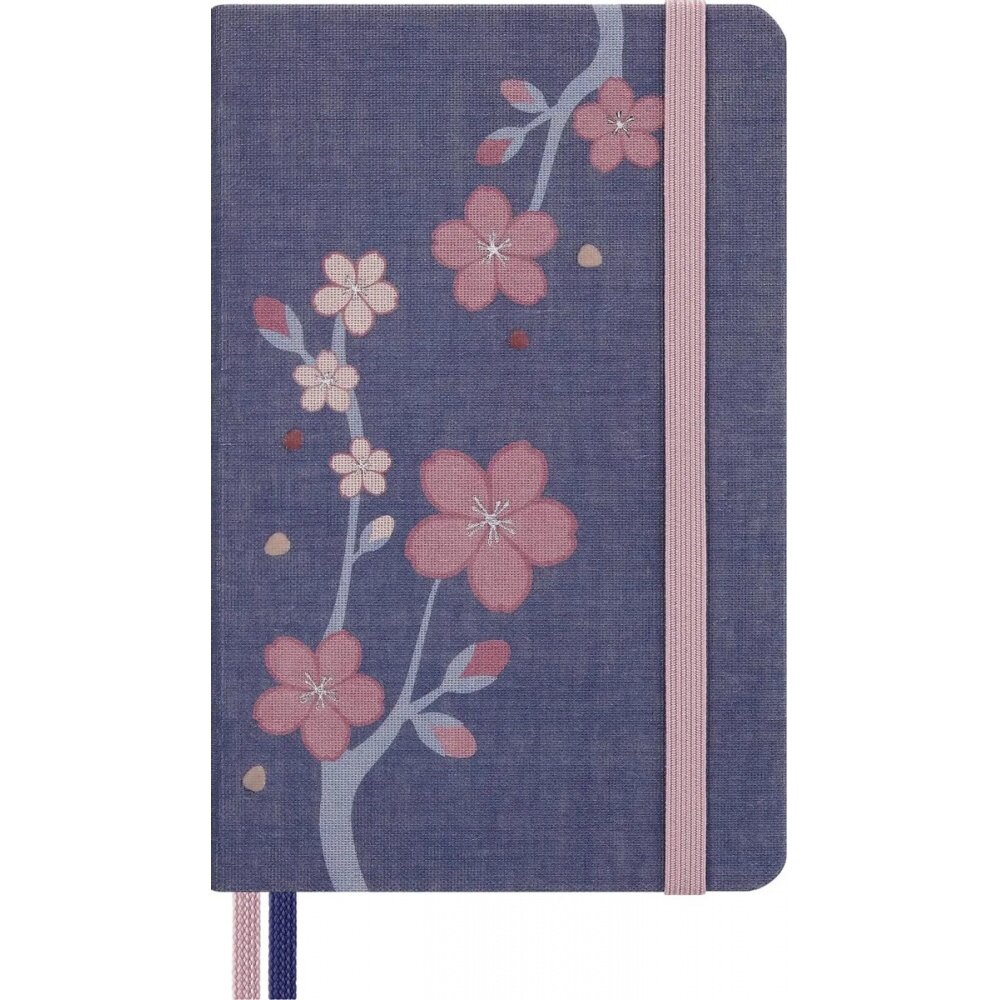 Moleskine LESU08MM710 Блокнот moleskine limited edition sakura, pocket 90x140 мм, обложка текстиль, 160 стр, линейка, синий, 2025