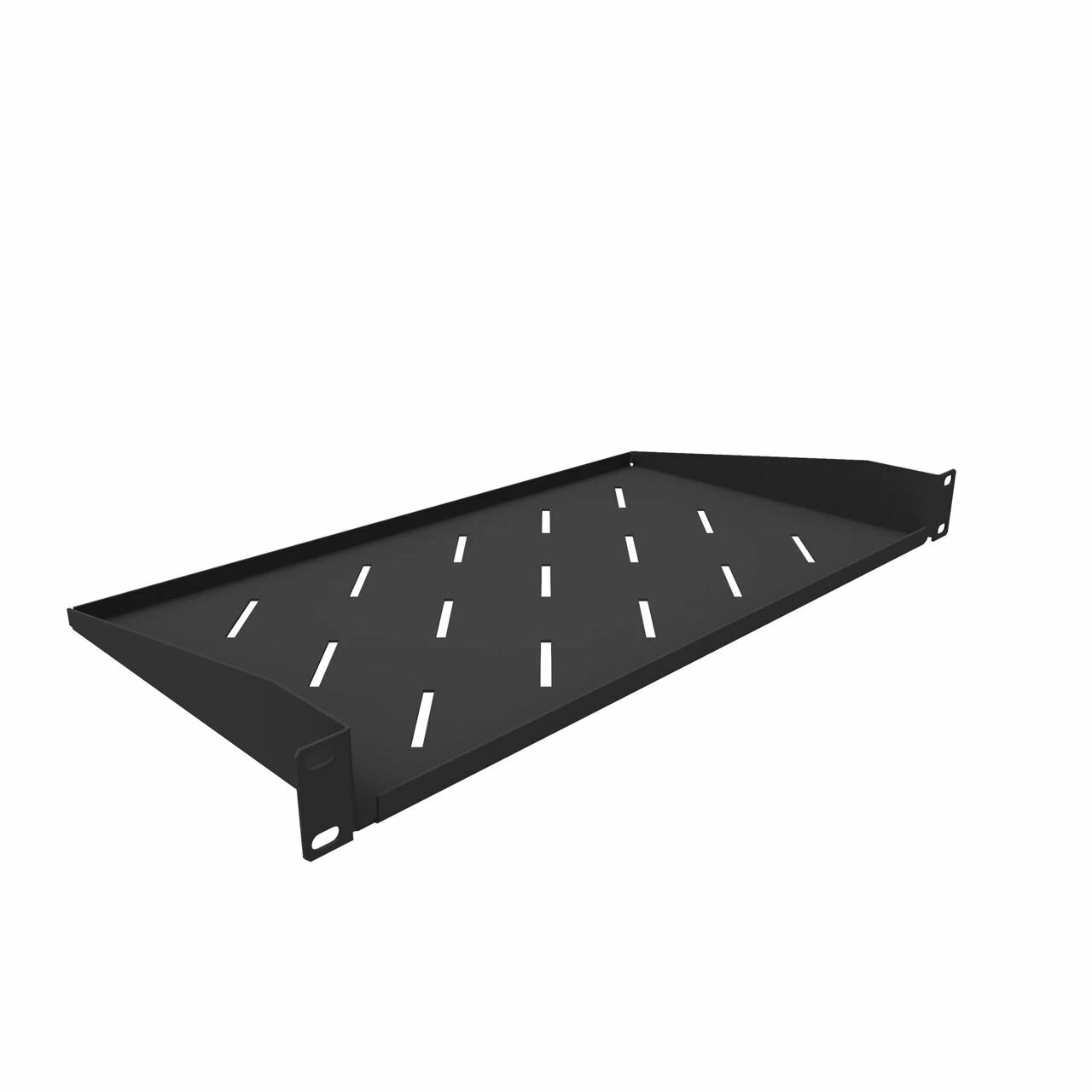 Полка консольная для шкафов глубиной 400мм, (глубина полки 250мм) распределенная нагрузка 20кг, цвет-черный (SNR-SHELF-04025-20BC)