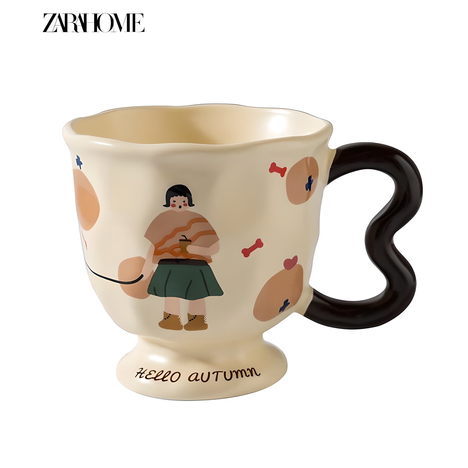 Бокал Zara Home beizi Y292 Керамика 400ml Цвет C Красивый цвет E471