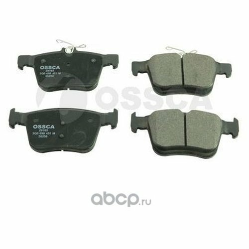 Комплект тормозных колодок Ossca 29165 для Audi A3 (2012-н. в.), Audi Q2 (2016-н. в.), Audi Q3 (2018-н. в.)