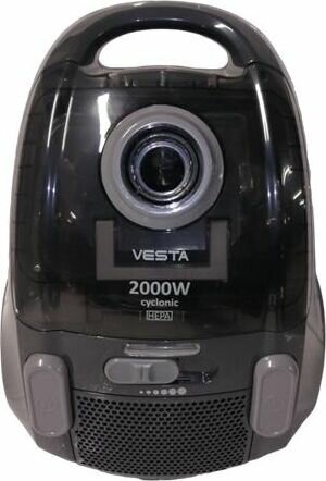 Пылесос VESTA для дома мощный с контейнером V3C2000 серый
