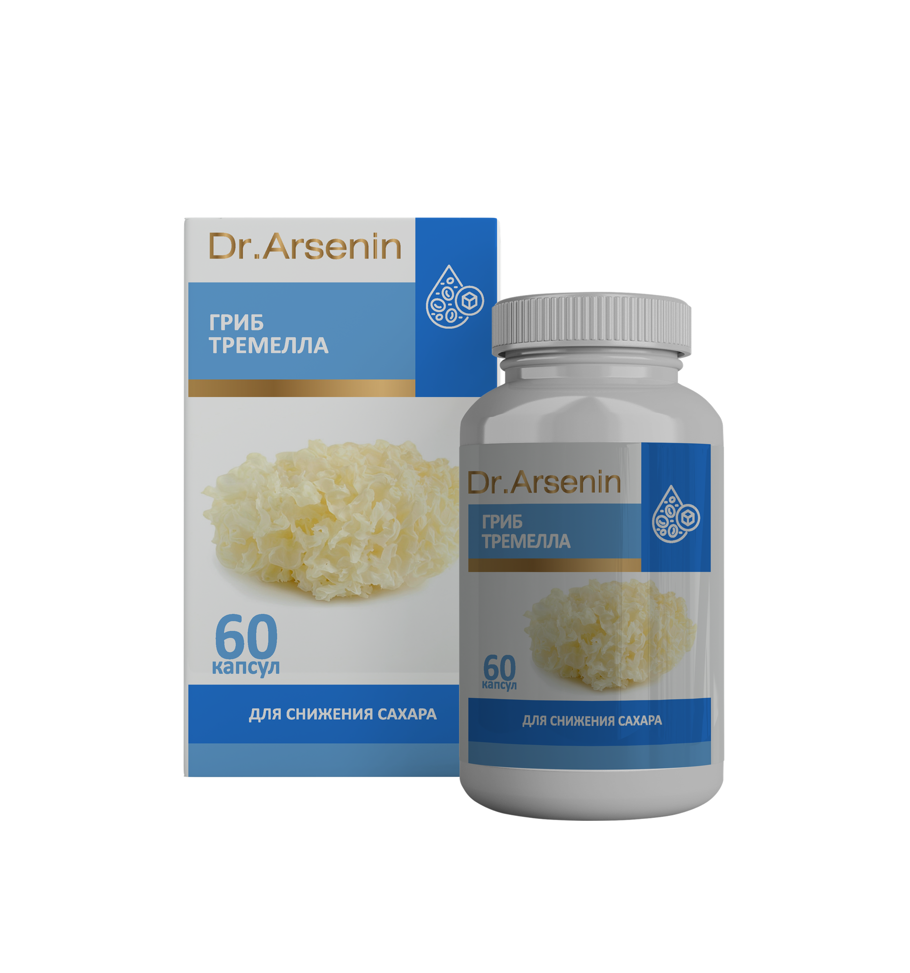 Тремелла 60 капсул Dr.Arsenin