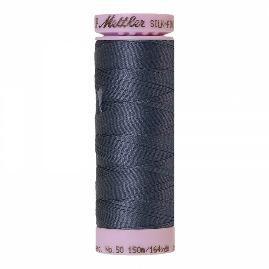 Нить для машинного квилтинга SILK-FINISH COTTON 50, 150 м 0311 Blue Shadow
