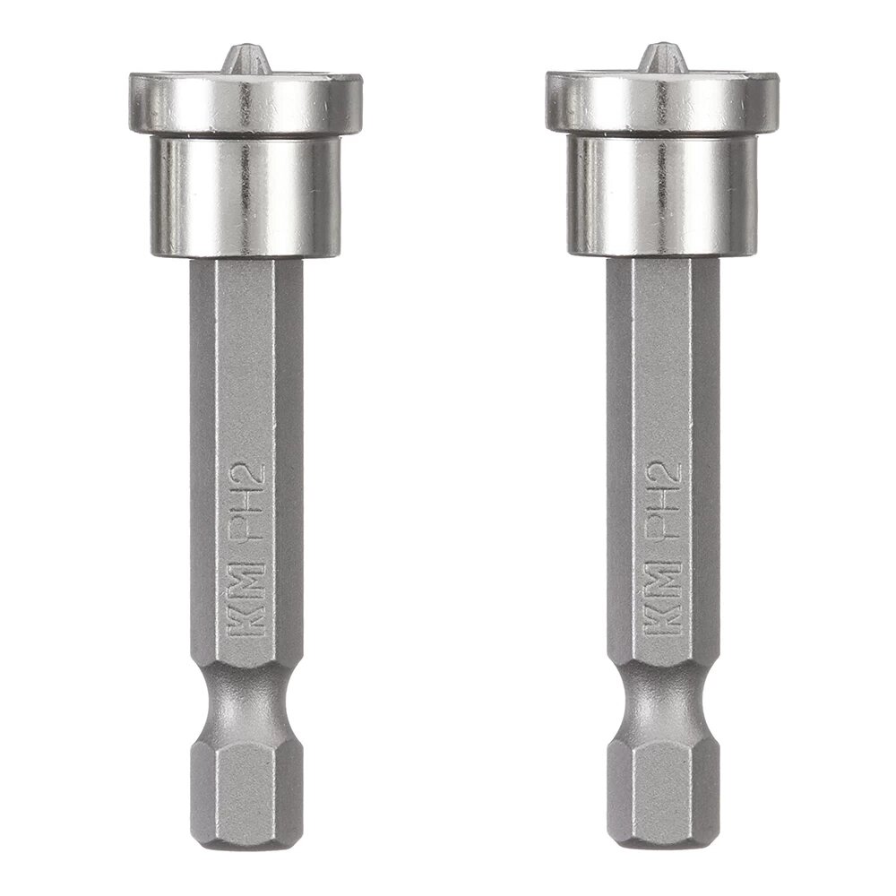 Бита КМ (882103) PH2 магнитная 50 мм с ограничителем (2 шт.) КМ 882103