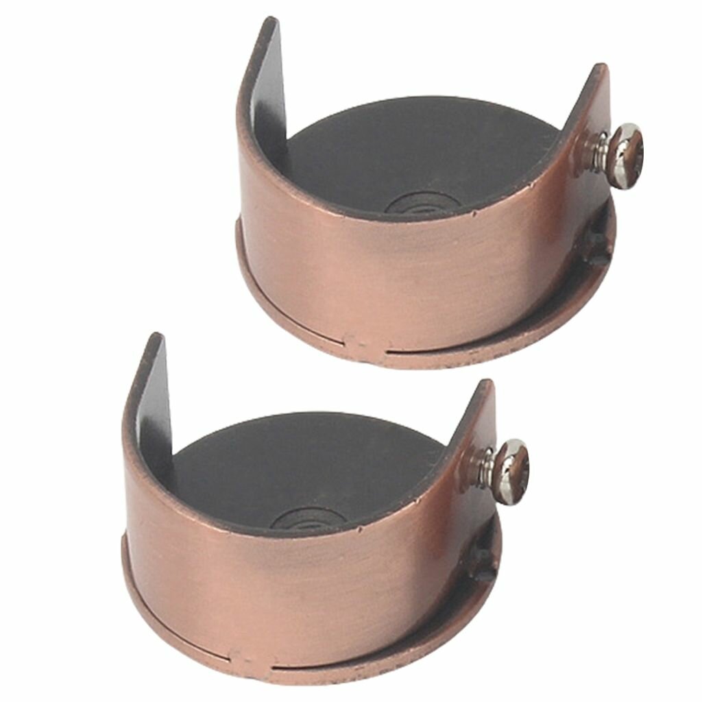 2 трубы диаметром 28 мм, аксессуары для римских карнизов, боковой кронштейн для карнизов для карнизов-28 красный бронзовый боковой кронштейн