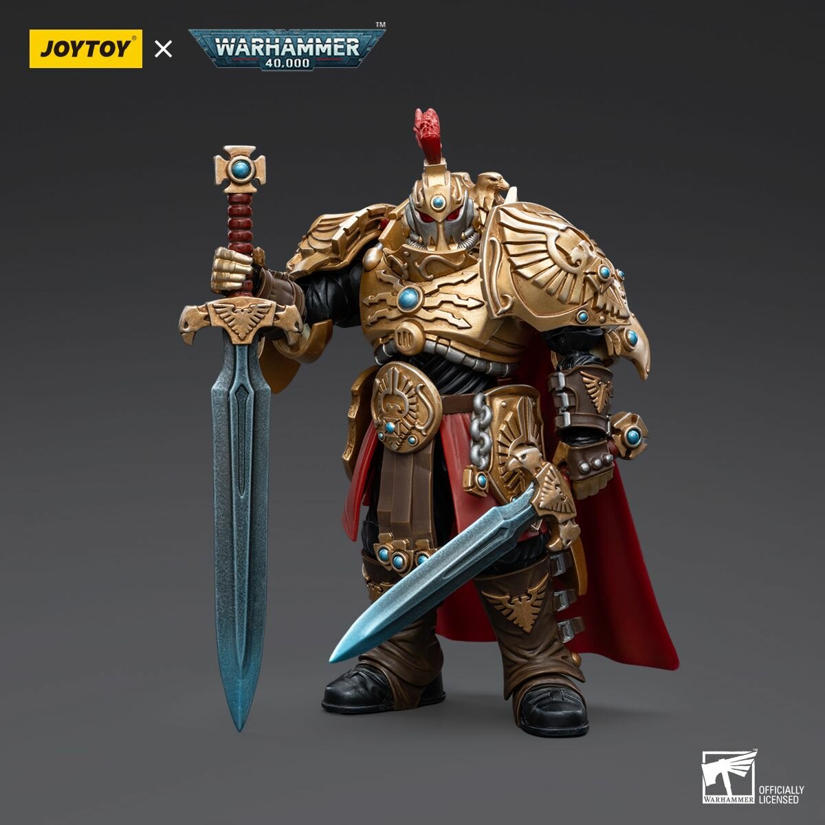Подвижная фигурка JOYTOY Warhammer 40K Adeptus Custodes Blade Champion Подарок на день рождения коллекция игрушек -enj