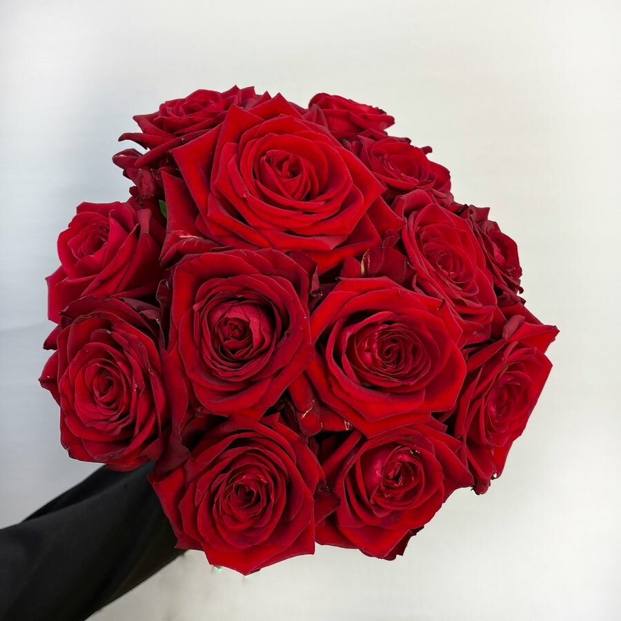 Авторский букет 128 - Букет невесты с красной розой