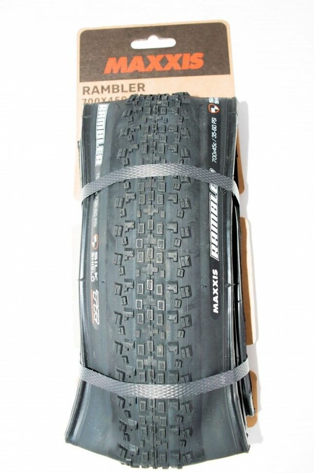 Велопокрышка Maxxis Rambler 700x45C 45-622 Foldable Silkshield/TR (б/р)
