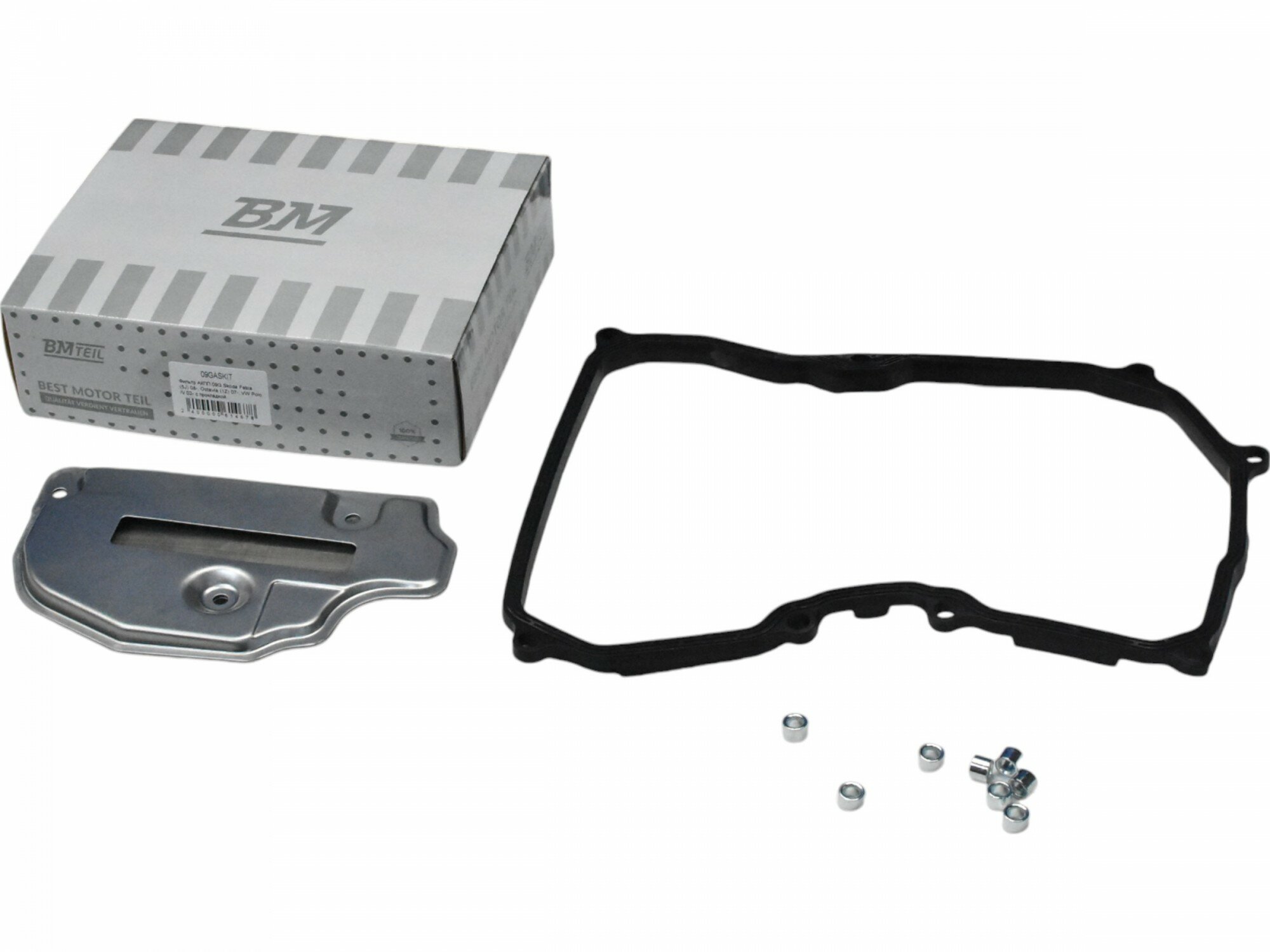 Фильтр АКПП с прокладкой Bmteil 09G Skoda Fabia (5J) 08-, Octavia (1Z) 07-, VW Polo IV 02- с прокладкой