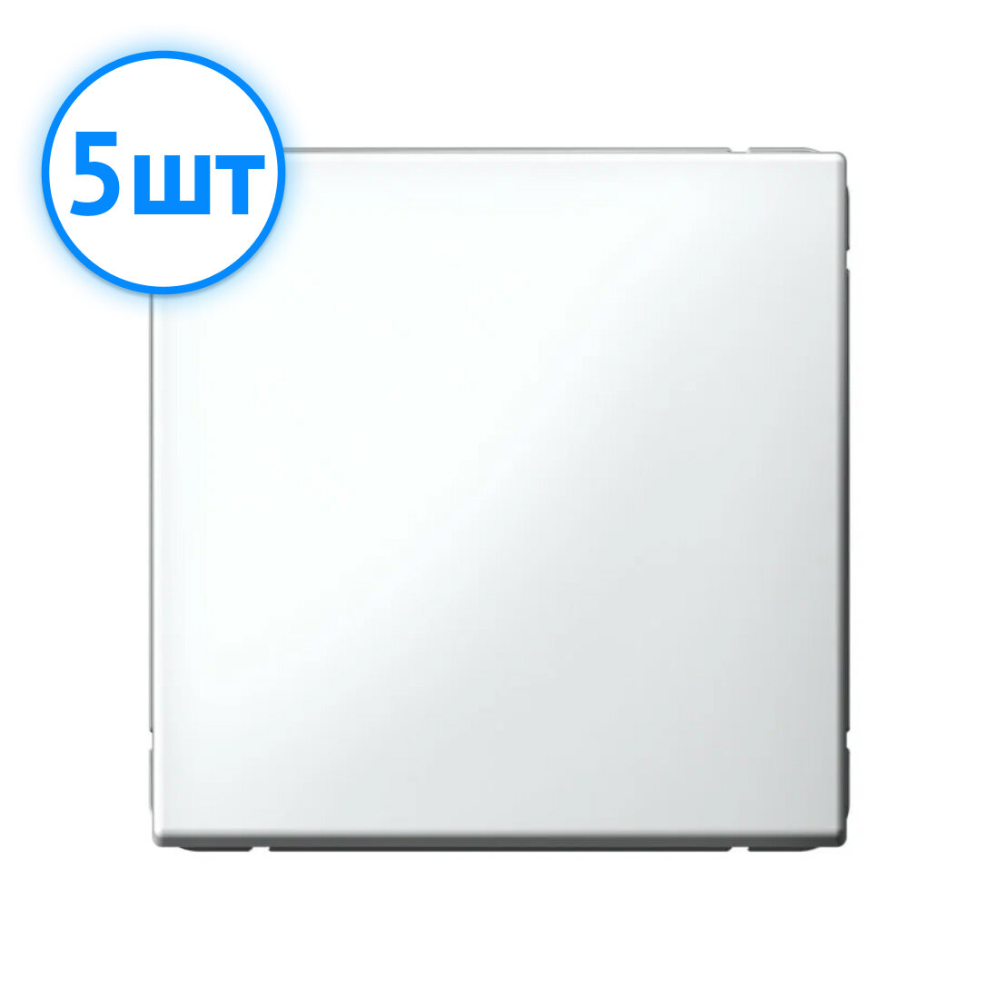 Механизм выключателя одноклавишный Systeme Electric ArtGallery белый GAL000111 (комплект из 5 шт.)