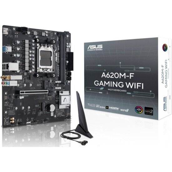 Материнская плата Asus A620M-F GAMING WIFI (AM5, mATX)