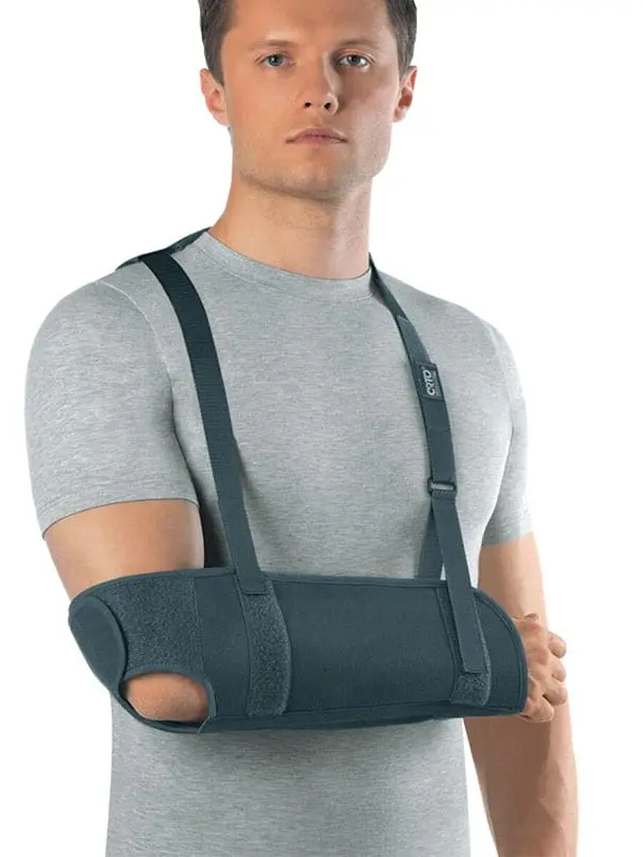 Бандаж косынка для плечевого сустава с поддерживающей повязкой Orto Professional TSU 232 усиленный