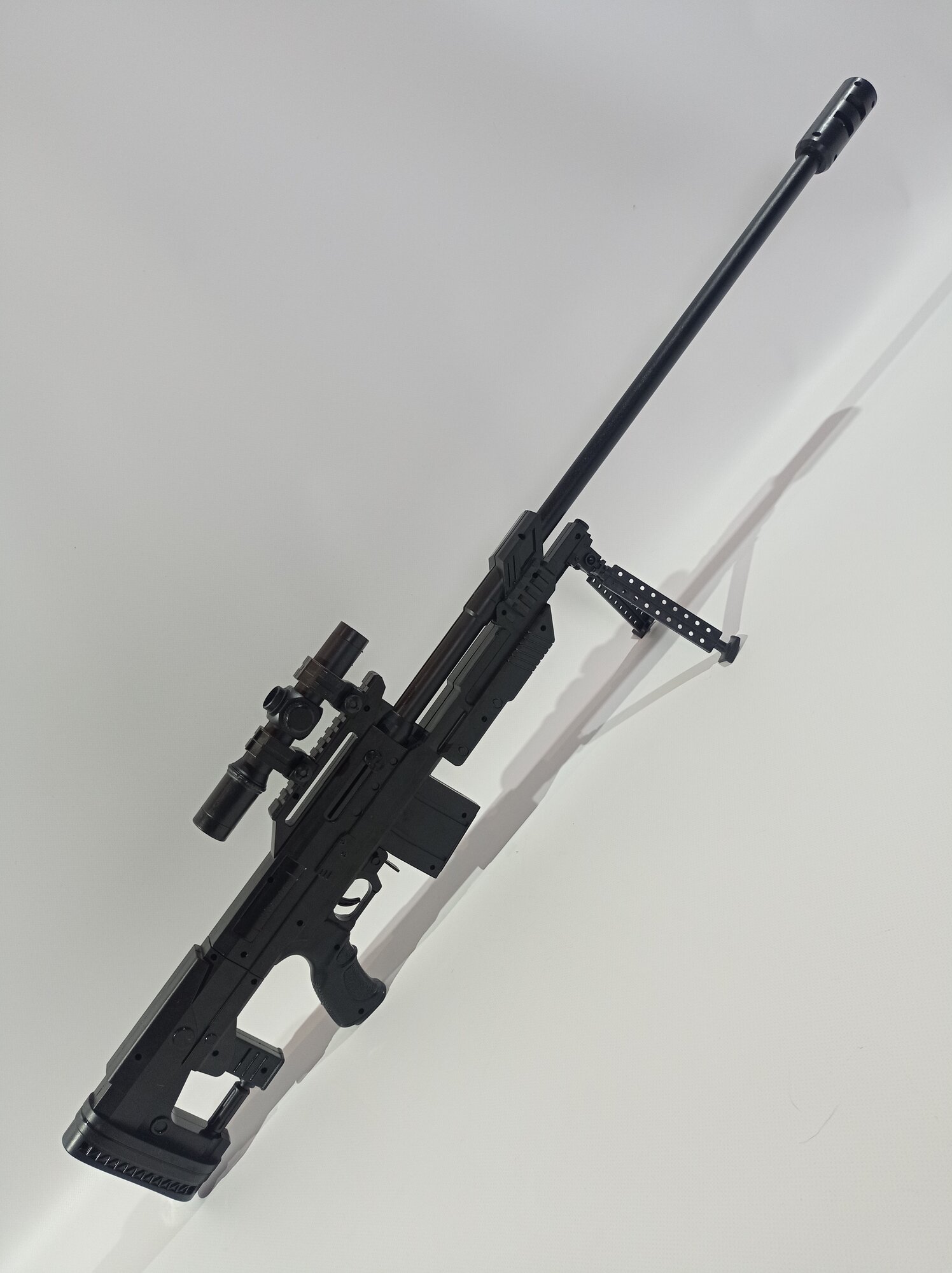 Винтовка детская "Снайперская",металл,пластик с оптическим прицелом и пульками, для мальчиков, 108см