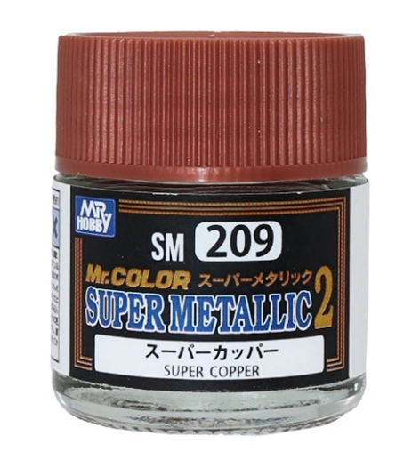 SM209 краска художественная т. м. MR.HOBBY 10мл. Super Copper