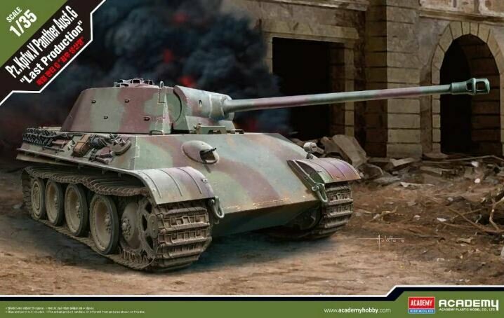 Сборная модель "Танк Pz.Kpfw.V Panther Ausf.G "Last production" (1:35), артикул 13523