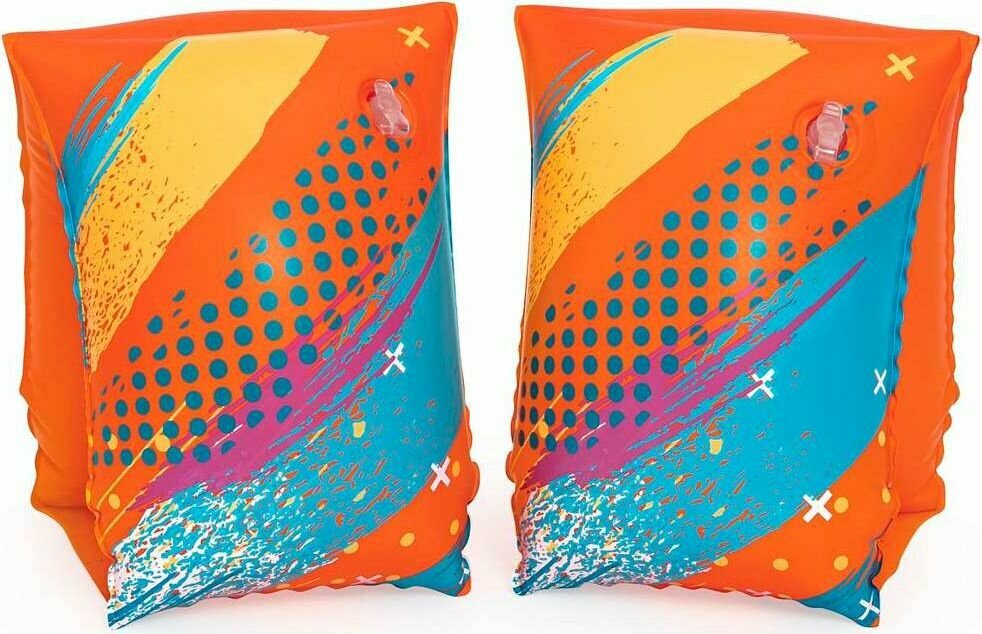 Детские надувные нарукавники Colorify ToughLite, размер 25х15 см, для плавания и купания в бассейне и на море, для детей от 3 лет