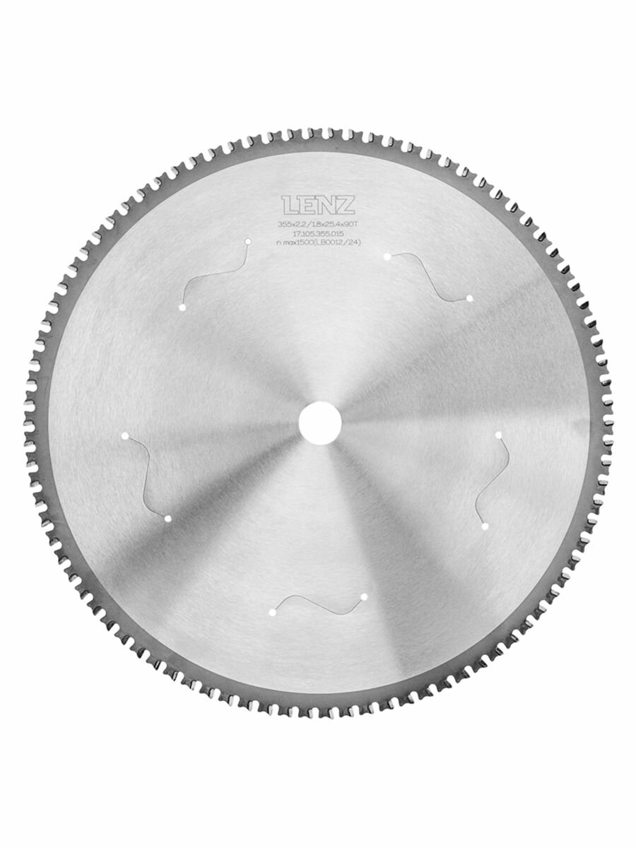 Диск пильный по нержавеющей стали, 355x2,2/1,8x25,4 мм Z 84, LENZ