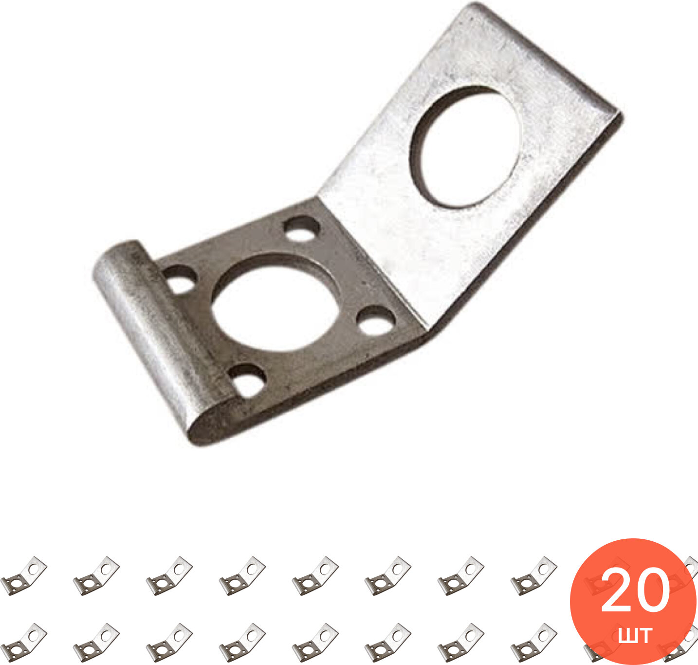 Кронштейн крепежный TDM Electric / ТДМ Электрик КАБ-200 (CAВ 25, CA 16) анкерный, из коррозионностойкого алюминиевого сплава, диаметр болтов 16мм, 2Н / крепеж (комплект из 20 шт)