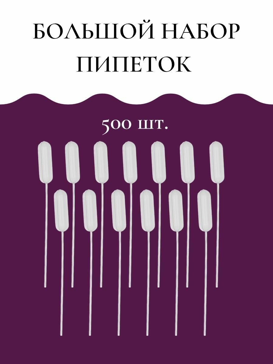 Пипетки Фло 4 мл для соуса и кондитерских изделий - 500 шт