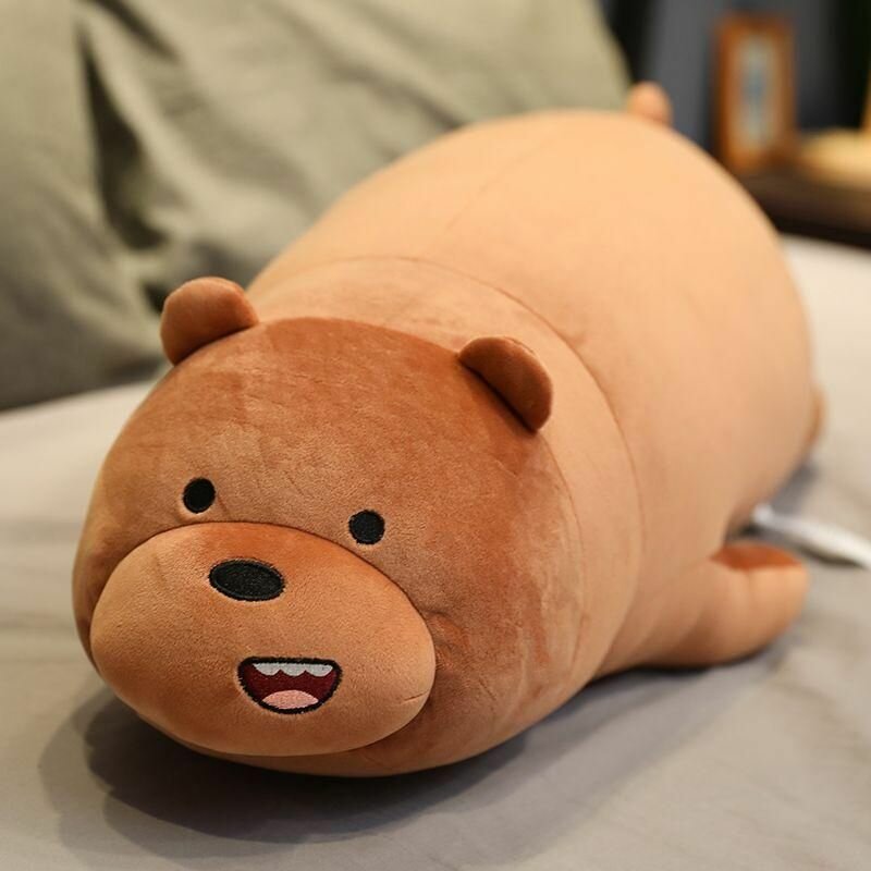 Мягкая игрушка We Bare Bears мишка Гризли 25 см / подушка обнимашка подарок для ребенка мальчику и девочке
