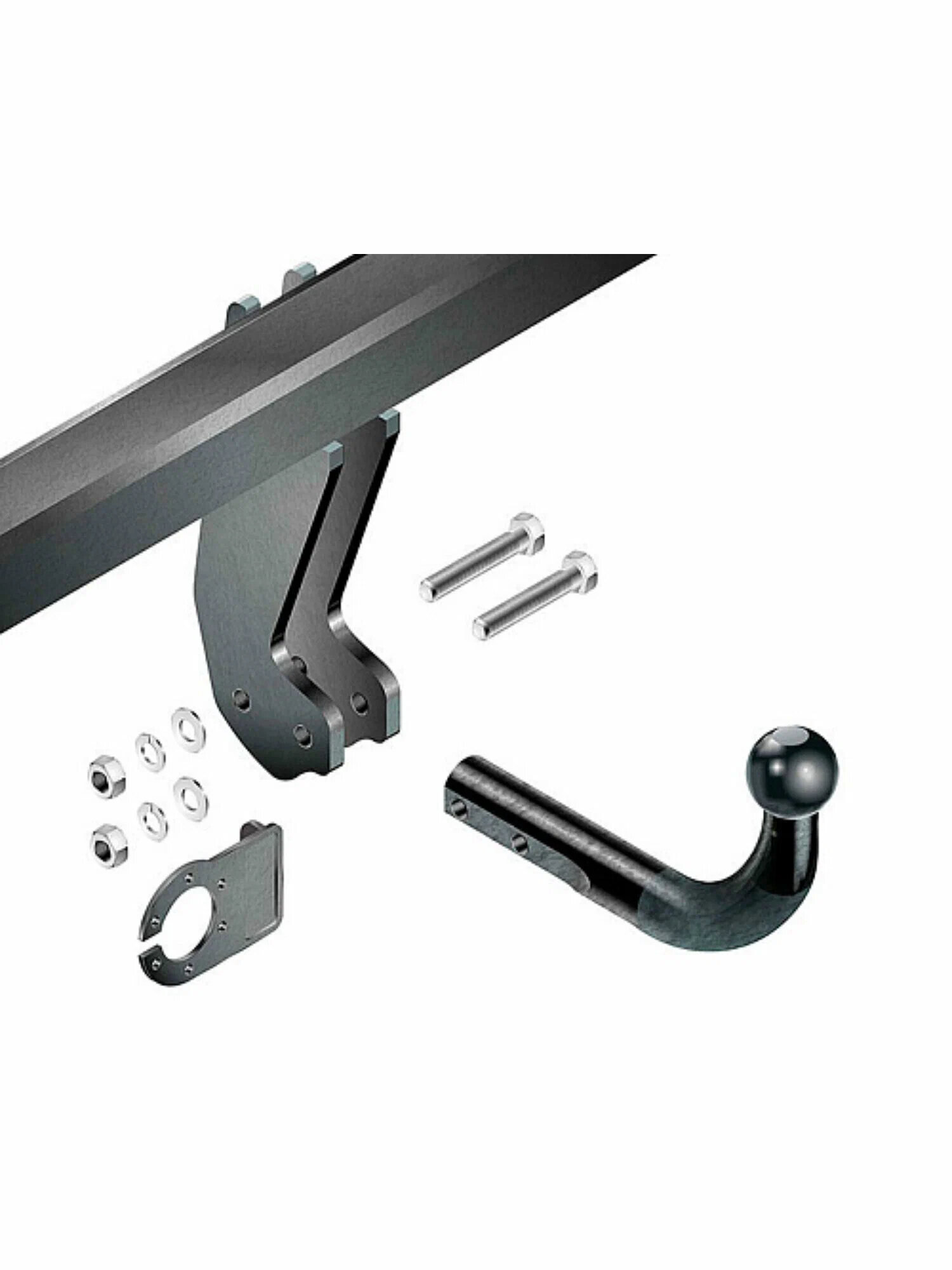 Фаркоп (тягово-сцепное устройство) Лидер Плюс на Порше Каен 2002-2017, арт: V124-A-3