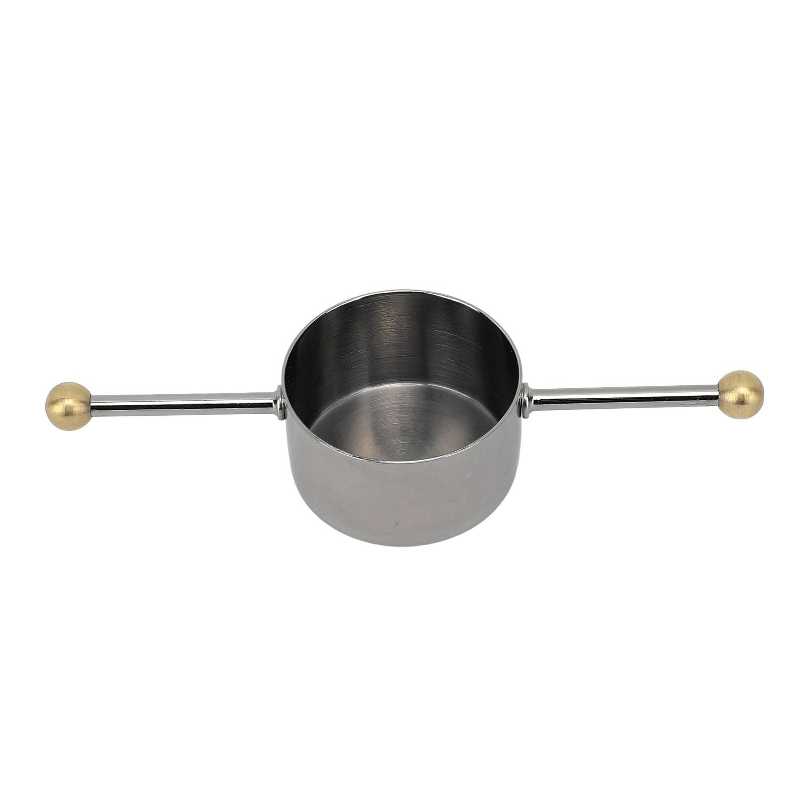 Мерный стакан для бармена, 30 мл, точный контроль, двойной шарик из нержавеющей стали для бара, черное покрытие