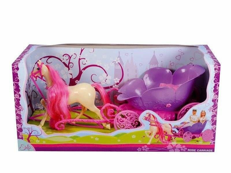 Лошадь с каретой для куклы Штеффи