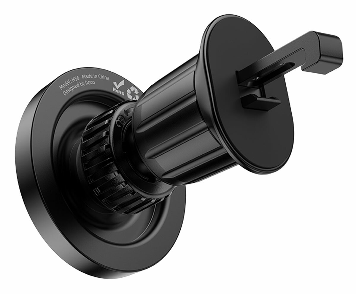 Магнитный держатель для MagSafe Hoco H56 Show ring magnetic car holder (air outlet) black
