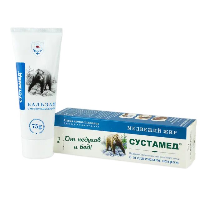 Сустамед бальзам для тела на медвежьем жире 75 г 1 шт