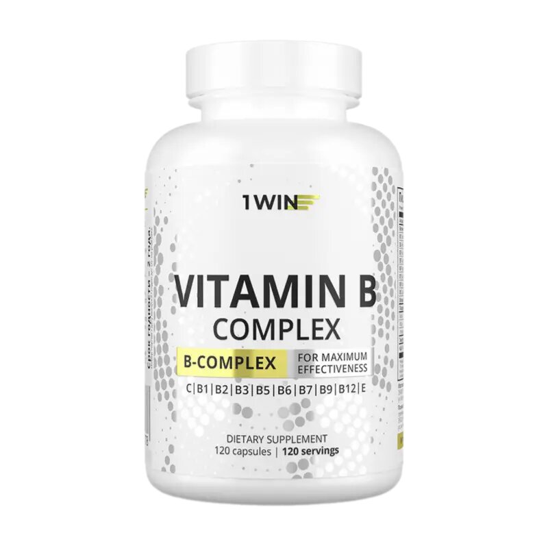 1WIN Витамины группы B/Vitamin B complex капсулы массой 470 мг 120 шт