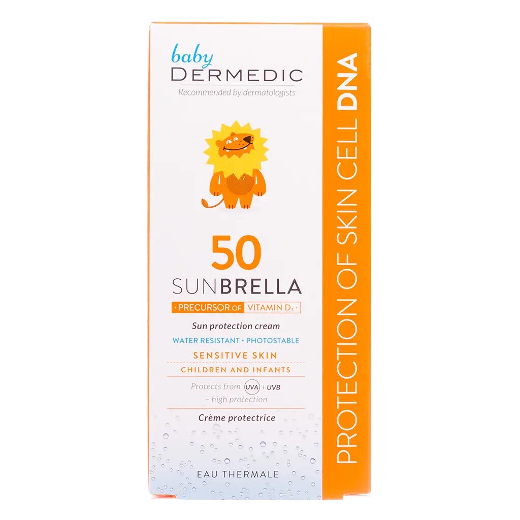 Dermedic Sunbrella Baby Детский солнцезащитный крем для лица SPF50 50 г 1 шт