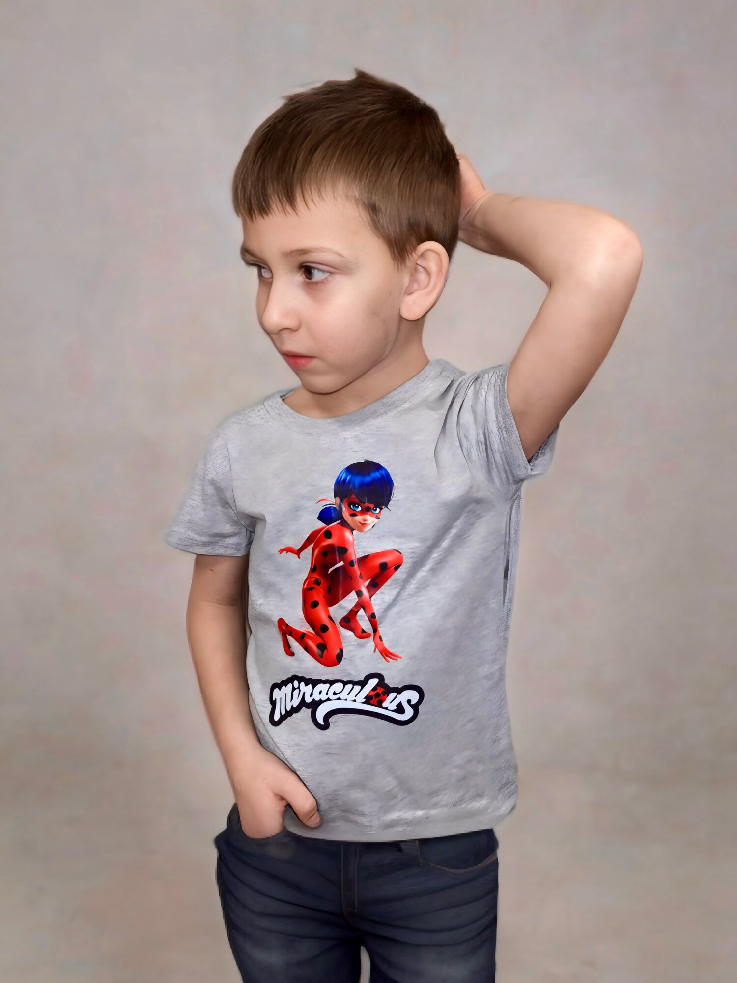 Футболка  Леди баг и супер кот, Рина руж, бражник