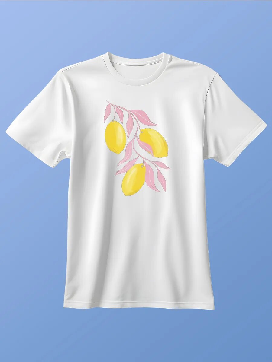 Футболка с абстракцией пастельных цветов