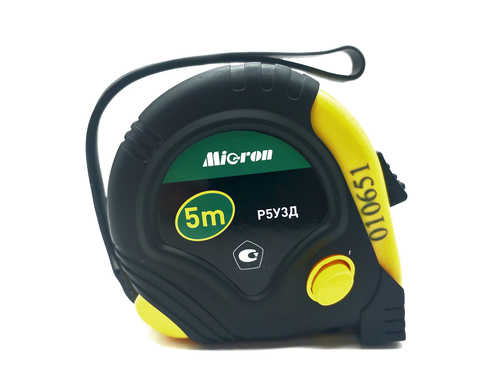 Рулетка Micron 5м с держателем, обрезиненная кл. 3 Р5У3Д (грси № 90362-23)