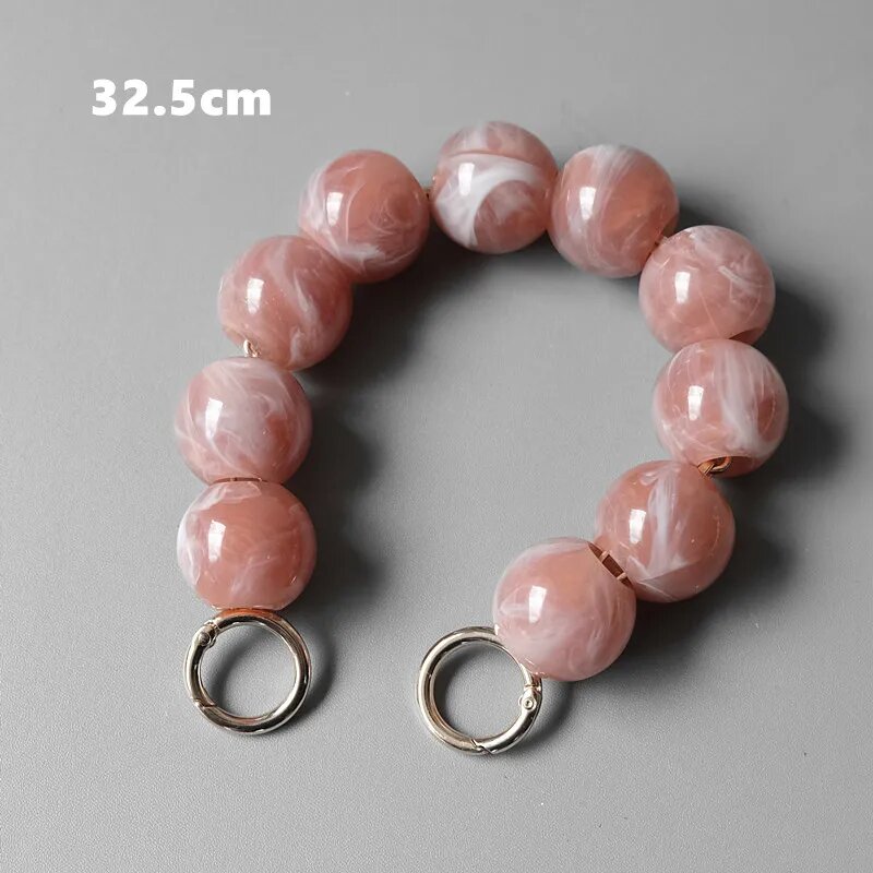 Аксессуары для сумок для женщин, белые, зеленые, красные, из акриловой смолы, Розовый, Pink