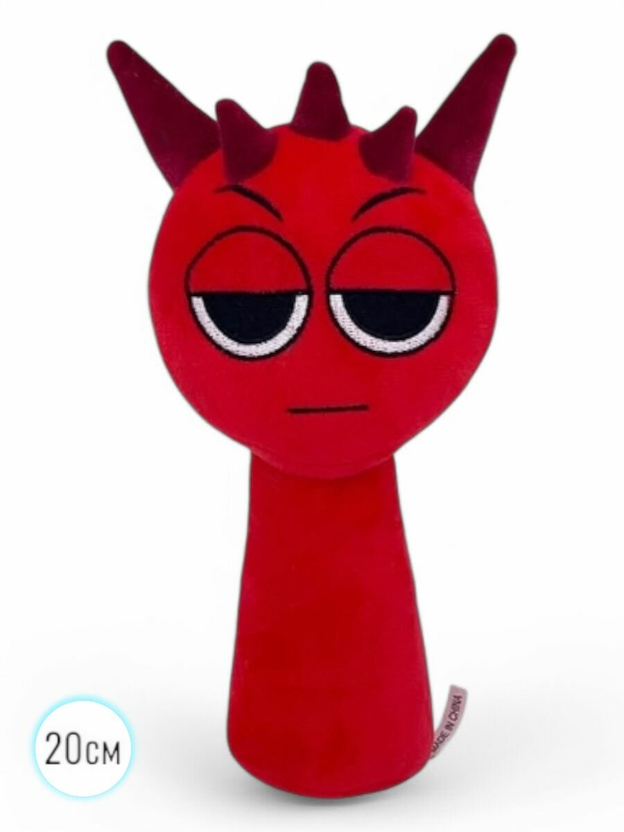 Мягкая игрушка- Рэдди (Red)_Спранки_ Incredibox sprunki